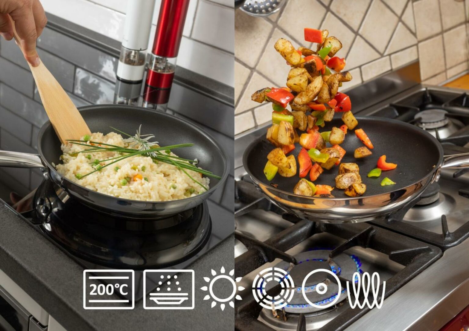 Tiganj 24cm CW 01 EFP Non-Stick - Svetlost